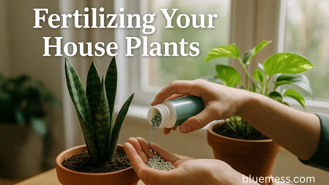 Fertilizing Your House Plants